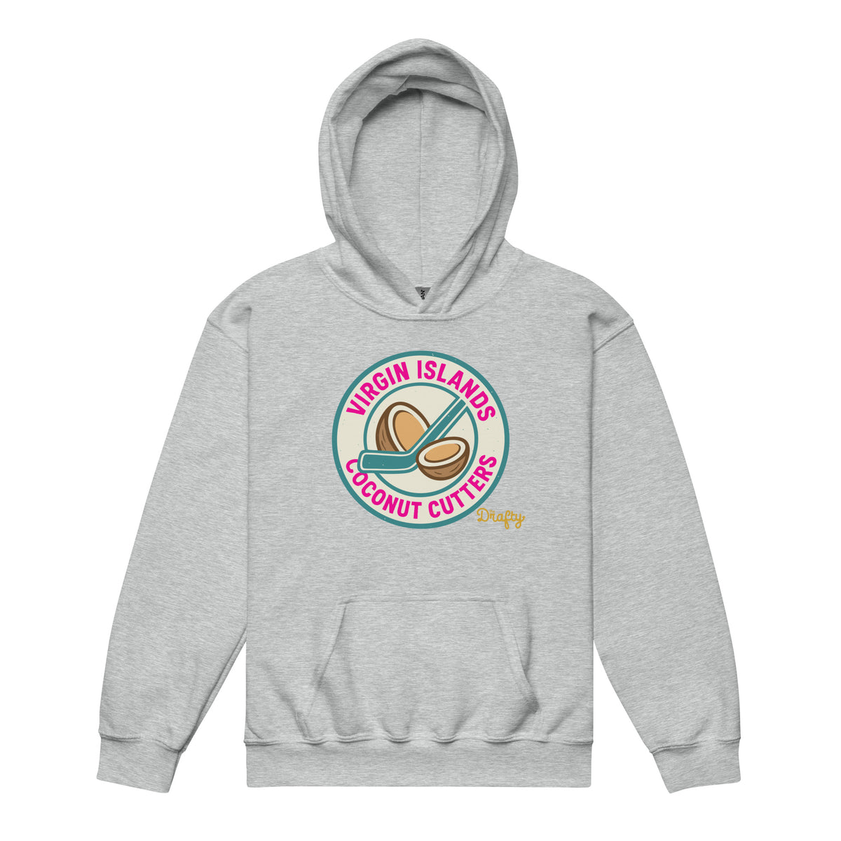 Drafty 2025 Youth Coconut Cutters hoodie – Draft Tournament
